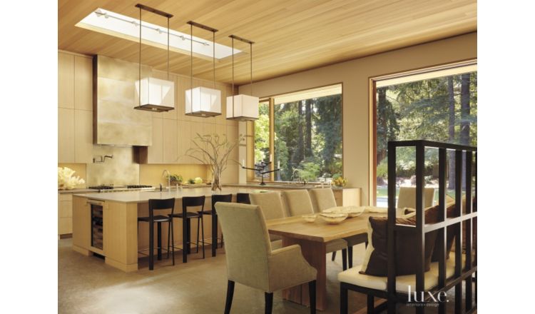 Modern Open Plan Breakfast Area | Luxe Interiors + Design